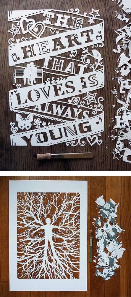 Intricate Paper Cutting by Julene Harrison | Daily design inspiration ...