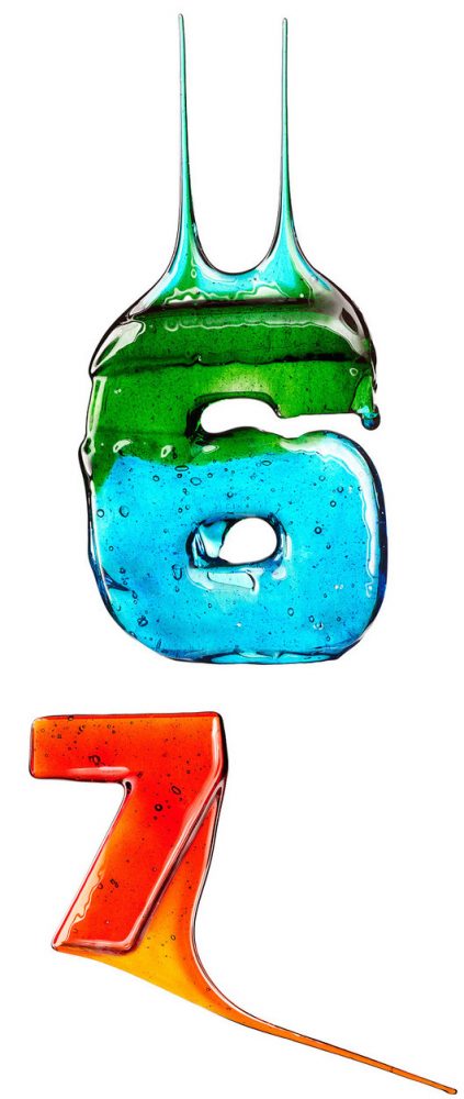 Colourful Candy Numbers by Massimo Gammacurta | Daily design ...