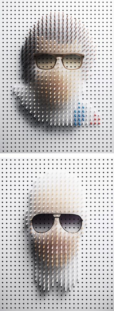 Celebrity Pin Art Portraits by Philip Karlberg | Daily design ...