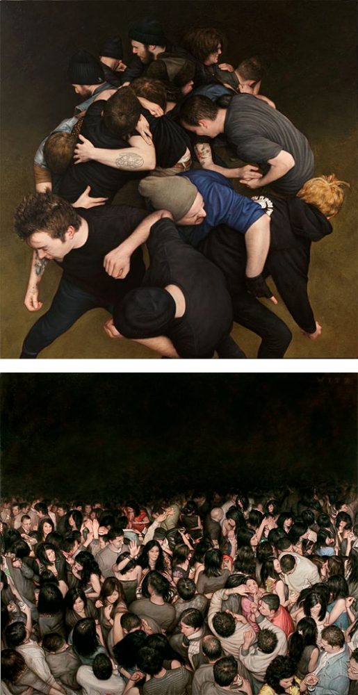 Amazing Mosh Pit Paintings by Dan Witz | Daily design inspiration for ...