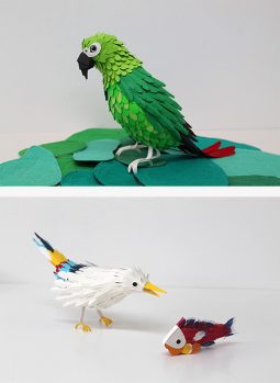 Colourful Paper Birds by Diana Beltran Herrera | Daily design ...