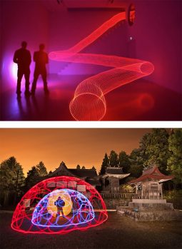 3D Geometric Light Paintings by Trevor Williams | Daily design ...