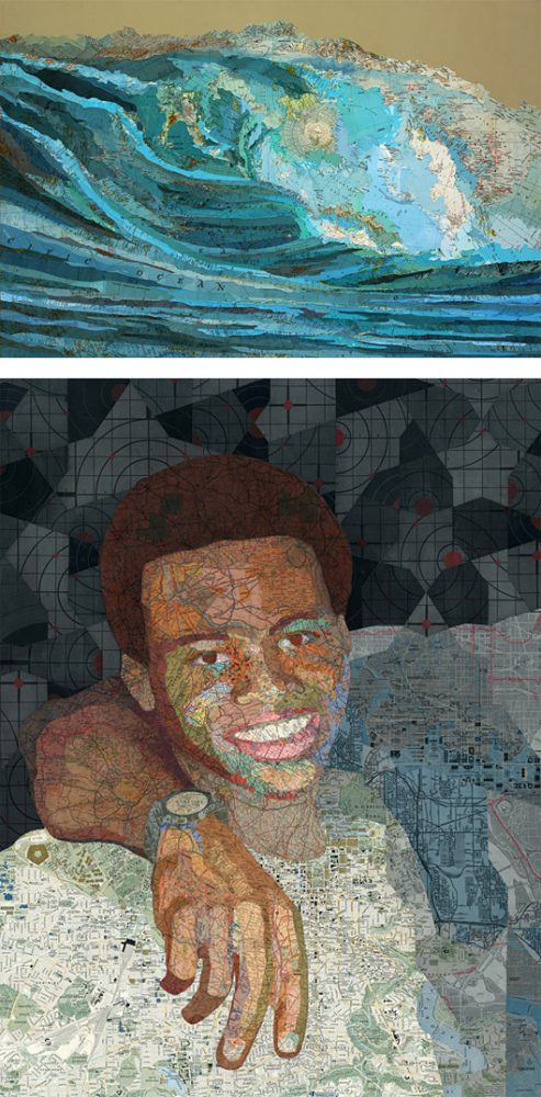 Creative Map Collages by Matthew Cusick | Daily design inspiration for ...