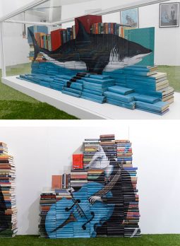 Painted Book Sculptures by Mike Stilkey | Daily design inspiration for ...