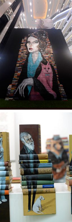 Painted Book Sculptures by Mike Stilkey | Daily design inspiration for ...