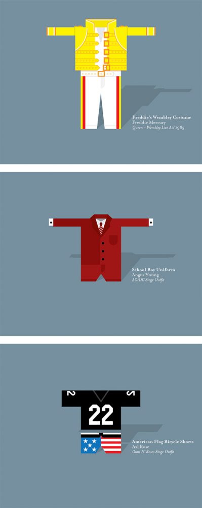 Iconic Musician Outfits by Med Ness | Daily design inspiration for ...