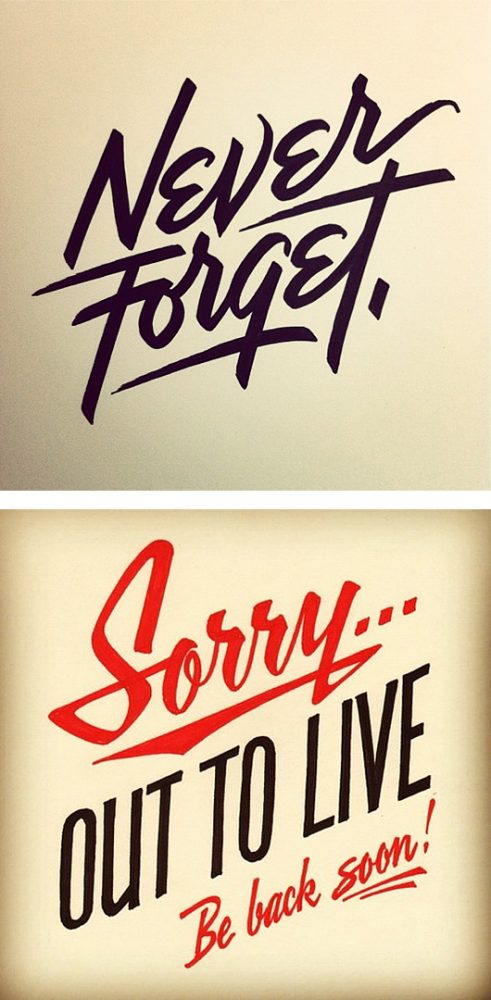 Beautiful Lettering by Matthew Tapia | Daily design inspiration for ...