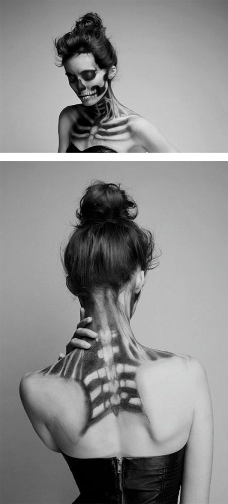Skeleton Make-Up by Mademoiselle Mu | Daily design inspiration for ...