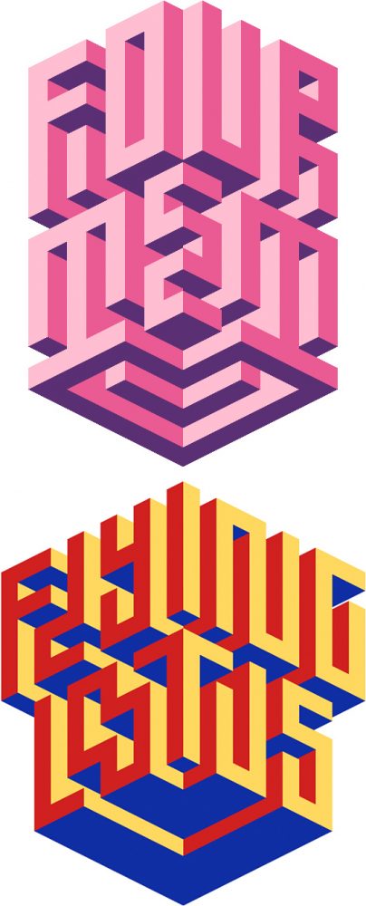 Isometric Typography by Maxim Tictac | Daily design inspiration for creatives | Inspiration Grid