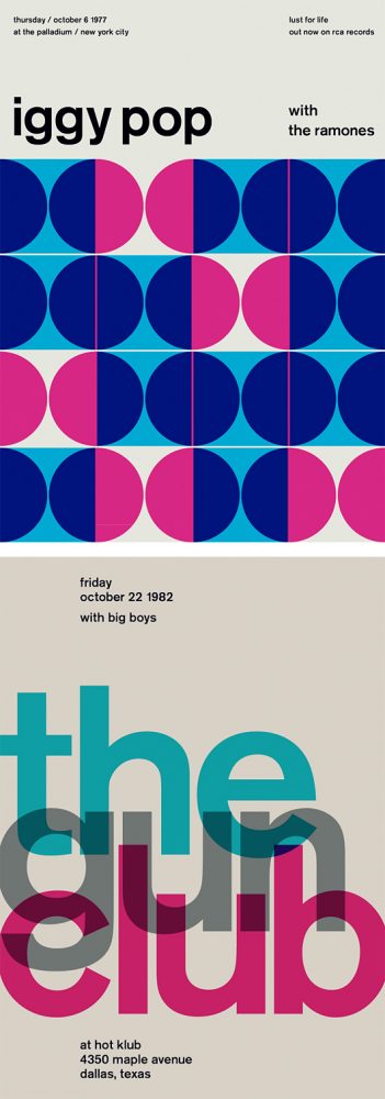 Swissted: Rock Posters by Mike Joyce | Daily design inspiration for ...