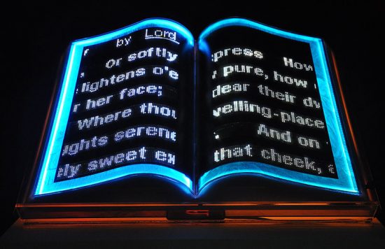 Luminous Words: Glowing Books by Airan Kang | Daily design inspiration ...