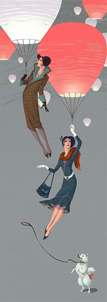 Illustrations By Waldemar Von Kozak Daily Design Inspiration For