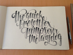 Stippled Hand-Lettering by Xavier Casalta | Daily design inspiration ...