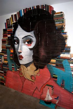 New Painted Book Sculptures by Mike Stilkey | Daily design inspiration ...