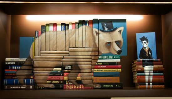 New Painted Book Sculptures by Mike Stilkey | Daily design inspiration ...