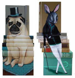 New Painted Book Sculptures by Mike Stilkey | Daily design inspiration ...