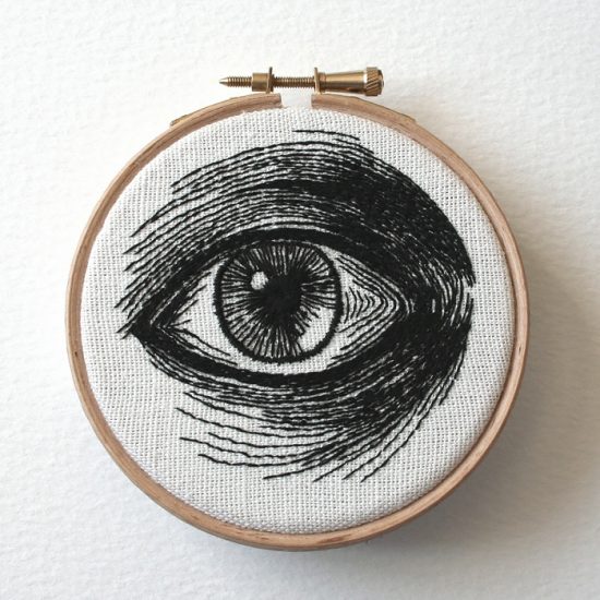 Hand-stitched Eye Artworks by Sam P. Gibson | Daily design inspiration ...