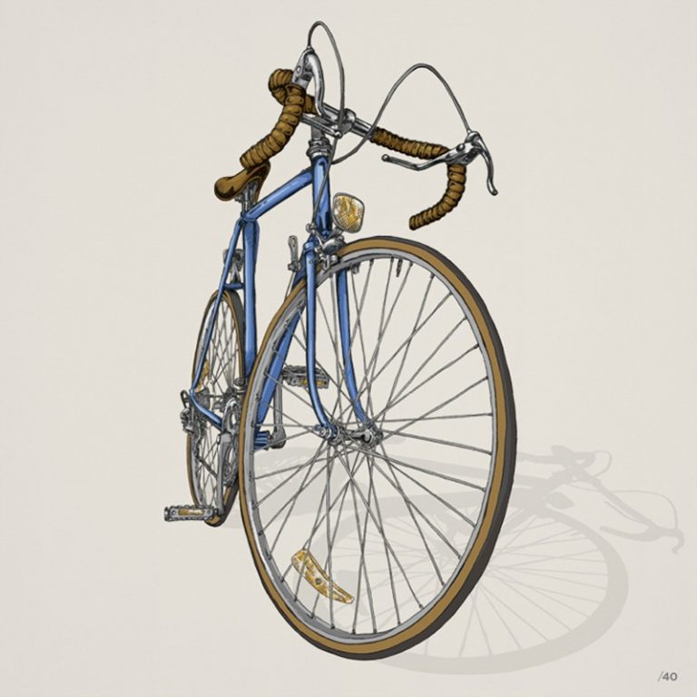 Beautiful Bicycle Prints by Studio Epitaph | Daily design inspiration ...