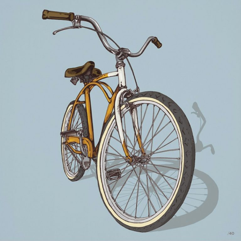 Beautiful Bicycle Prints by Studio Epitaph | Daily design inspiration ...