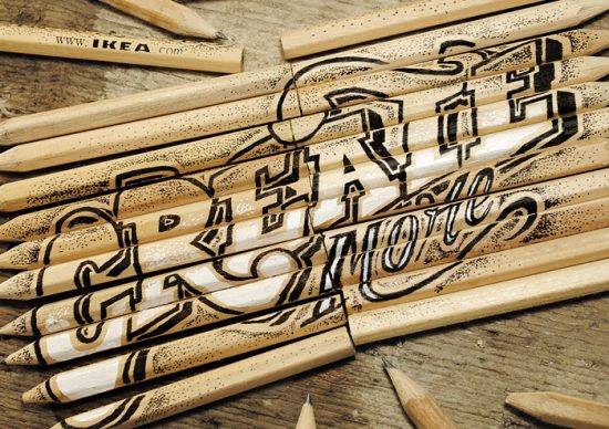 Fantastic Lettering on Everyday Objects by Rob Draper | Daily design ...