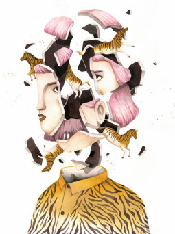 Exploding Heads: Illustrations by Andrea Wan | Daily design inspiration ...