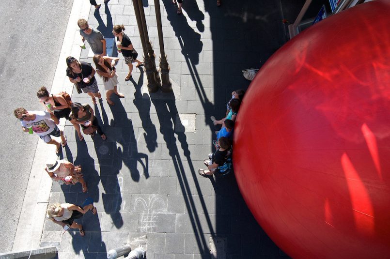 Redball Project: A Travelling Art Installation by Kurt Perschke | Daily ...