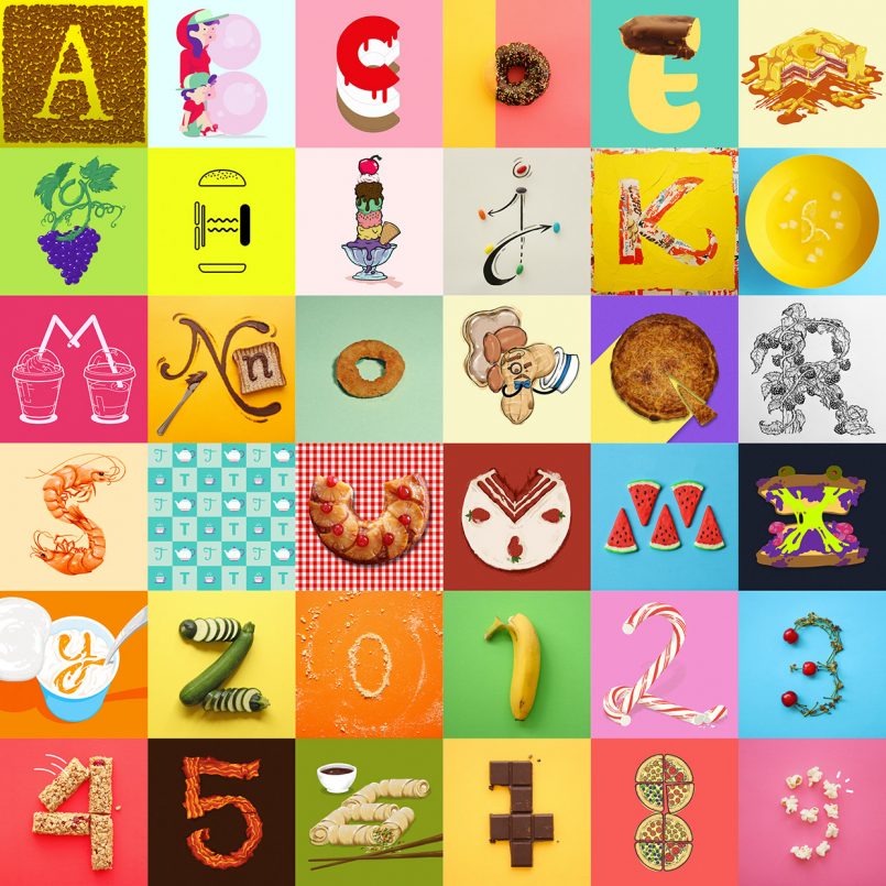 36 Types of Snacks by Snack Studio | Daily design inspiration for ...