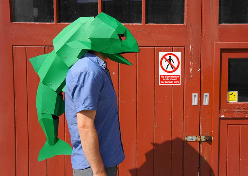 DIY Geometric Halloween Masks by Wintercroft | Daily design inspiration ...