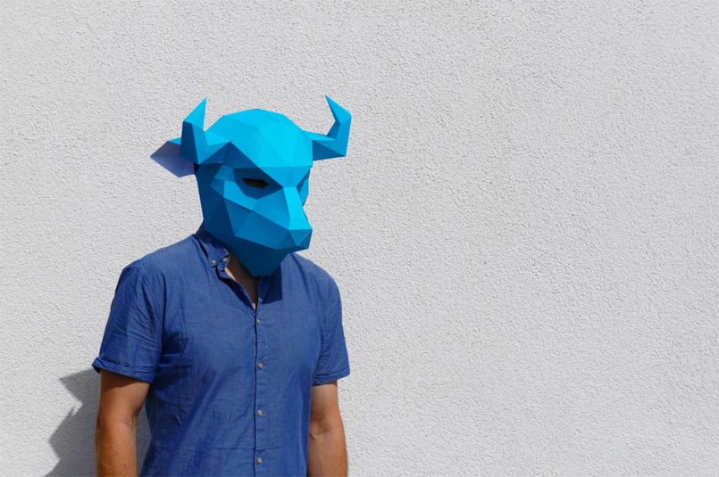 DIY Geometric Halloween Masks by Wintercroft | Daily design inspiration ...