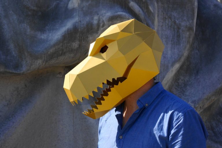 DIY Geometric Halloween Masks by Wintercroft | Daily design inspiration ...