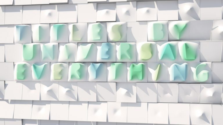 Hybrid Typographic-Architecture Prototypes by Universal Everything ...