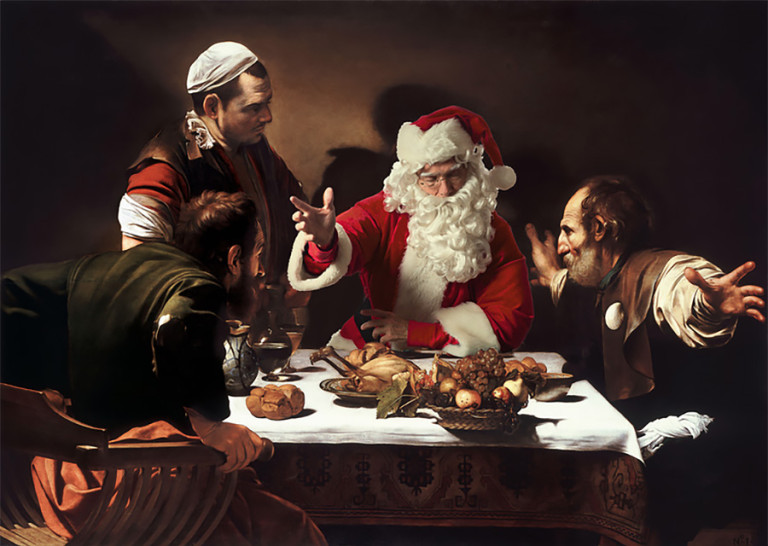 Santa Classics: Digital Artworks by Ed Wheeler | Daily design ...