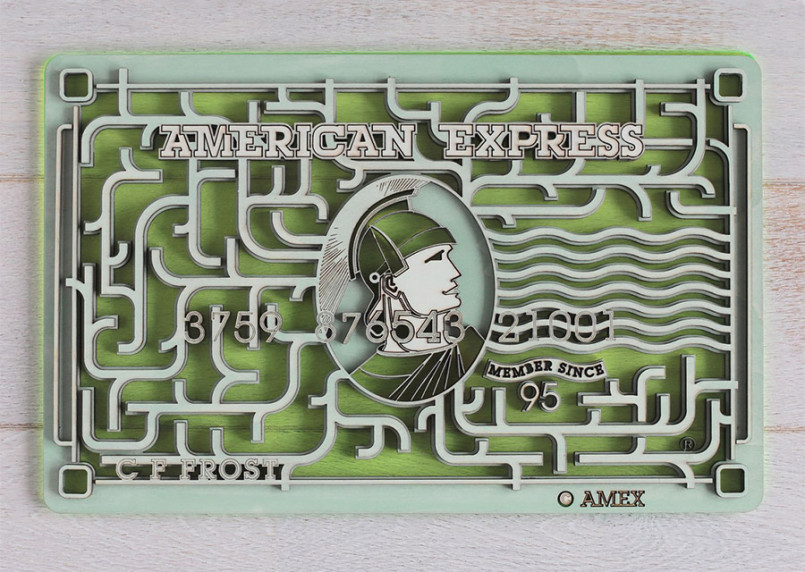 Laser Cut American Express Cards by Vincent Viriot | Daily design ...