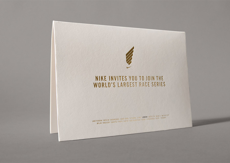 NIKE We Run London Invitation by Happycentro | Daily design inspiration ...