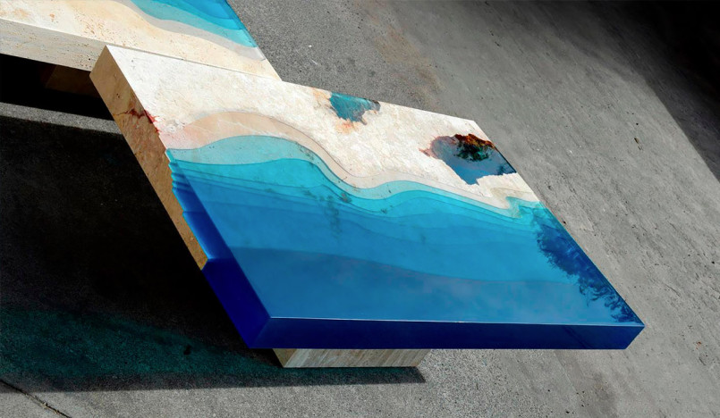 New Lagoon Tables by Alexandre Chapelin | Daily design inspiration for ...