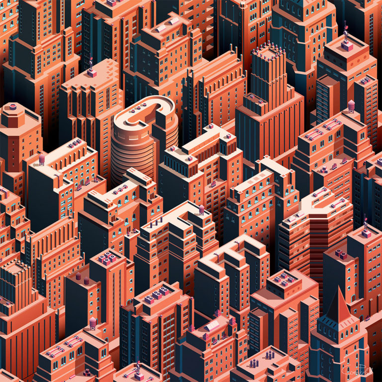Typographic Illustrations by Coen Pohl | Daily design inspiration for ...