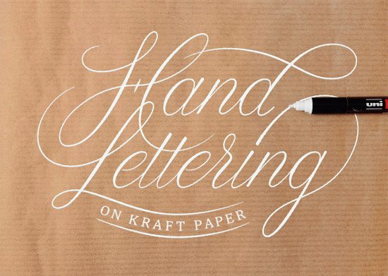 Hand-Lettering on Kraft Paper by James Lewis | Daily design inspiration ...