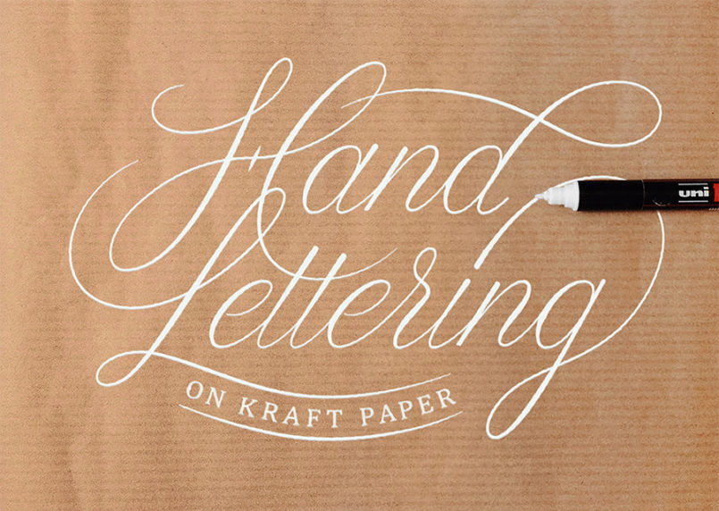Hand-Lettering on Kraft Paper by James Lewis | Daily design inspiration ...