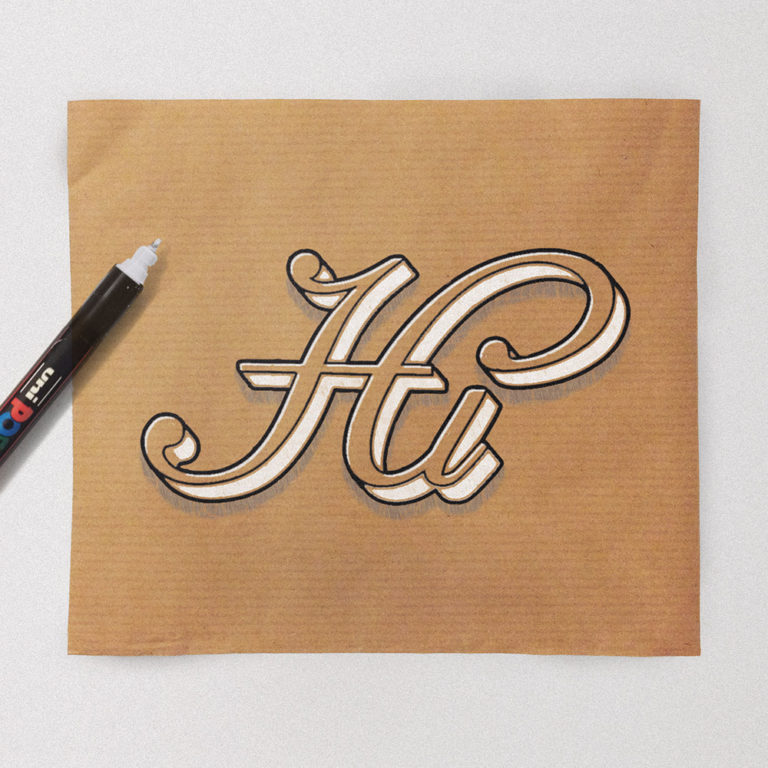 Hand-Lettering on Kraft Paper by James Lewis | Daily design inspiration ...