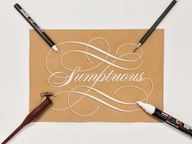 Hand-Lettering on Kraft Paper by James Lewis | Daily design inspiration ...