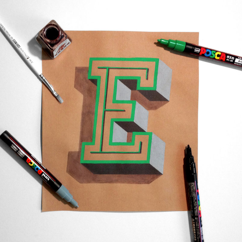 Hand-Lettering on Kraft Paper by James Lewis | Daily design inspiration ...