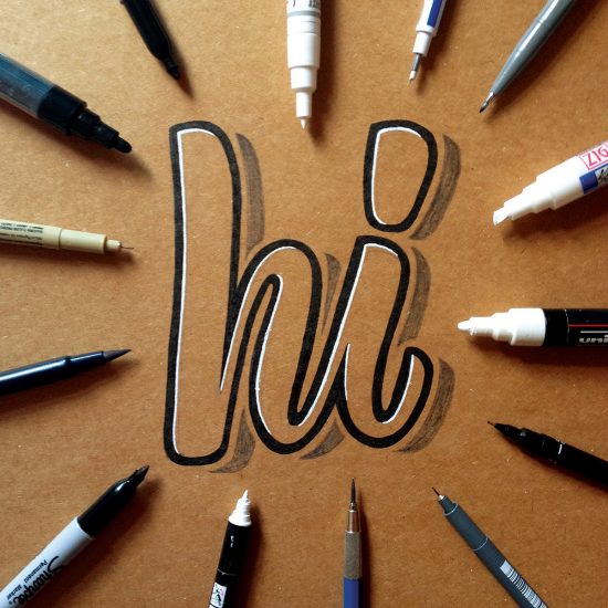Hand-Lettering on Kraft Paper by James Lewis | Daily design inspiration ...