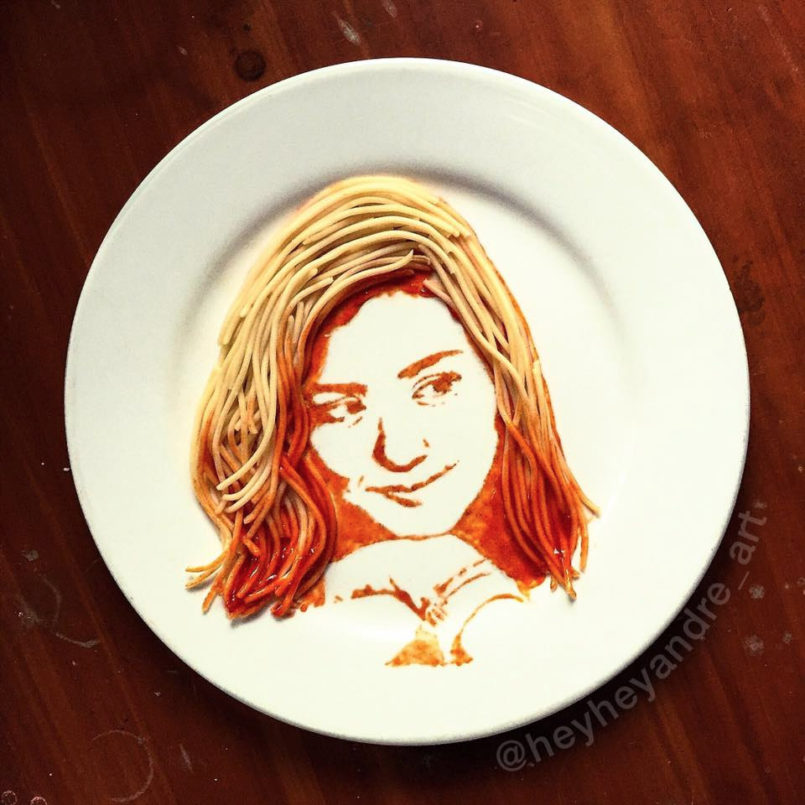 Pasta Portraits by André Manguba | Daily design inspiration for ...