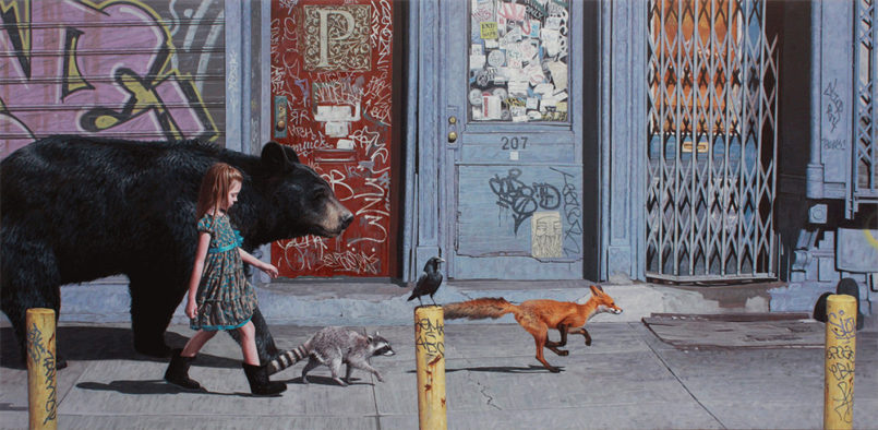 New Photorealistic Urban Paintings by Kevin Peterson | Daily design ...