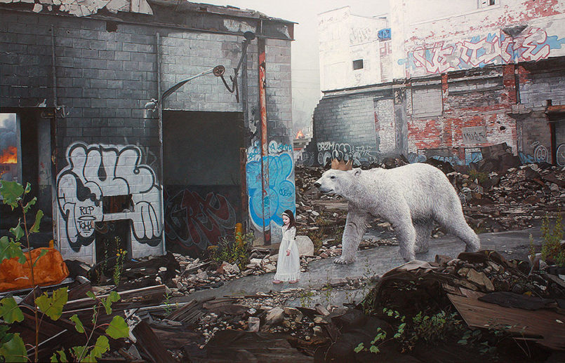New Photorealistic Urban Paintings by Kevin Peterson | Daily design ...