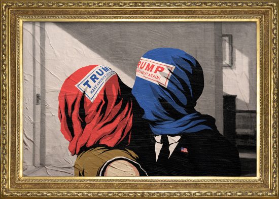 Trump x Magritte: Street Art Series by Butcher Billy | Daily design ...