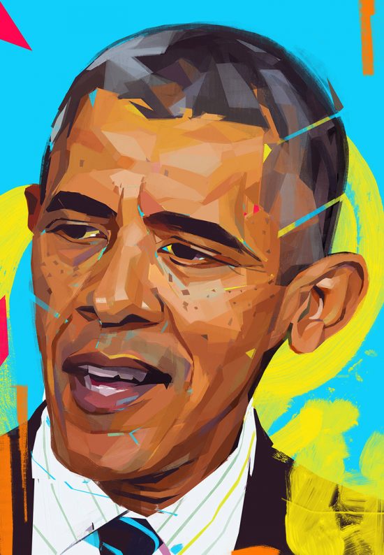 Celebrity Portraits by Kyle Scott | Daily design inspiration for ...