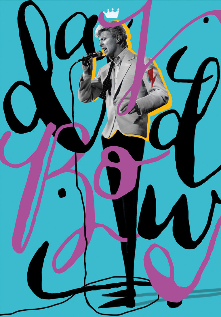 Typographic David Bowie Posters by Selman Hosgör | Daily design ...