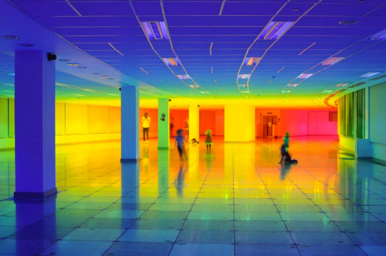 Our Color: Immersive Rainbow Light Installation by Liz West | Daily ...