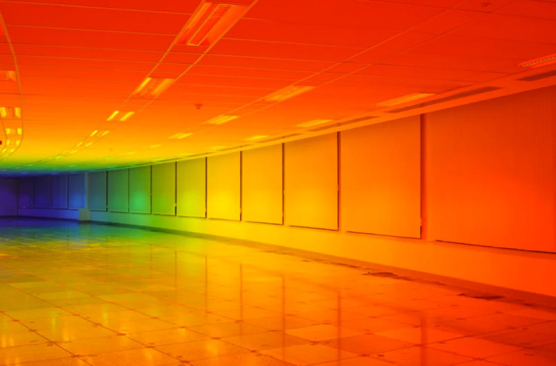 Our Color: Immersive Rainbow Light Installation by Liz West | Daily ...